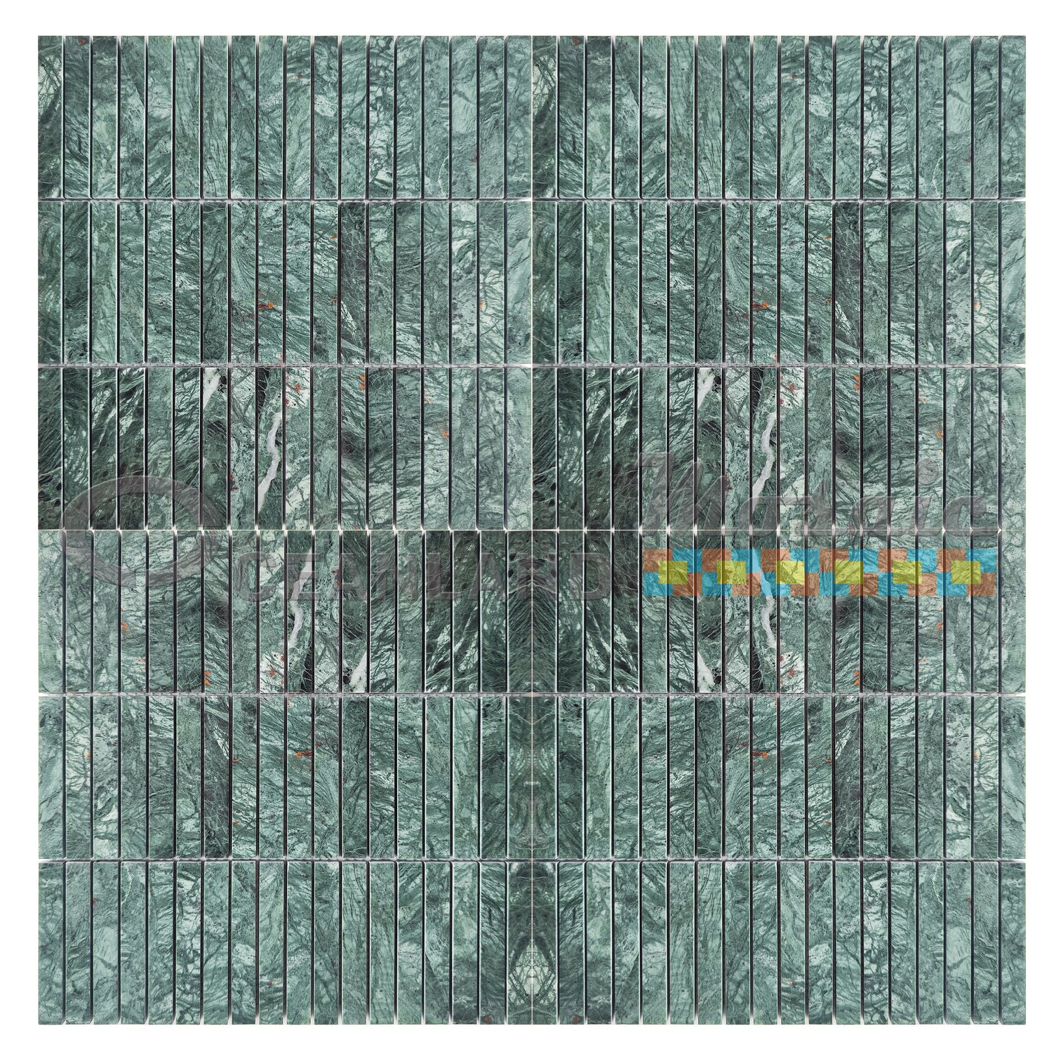 Oceanland Mosaic Linear Marble Tile – Mosaic Tiles Philippines