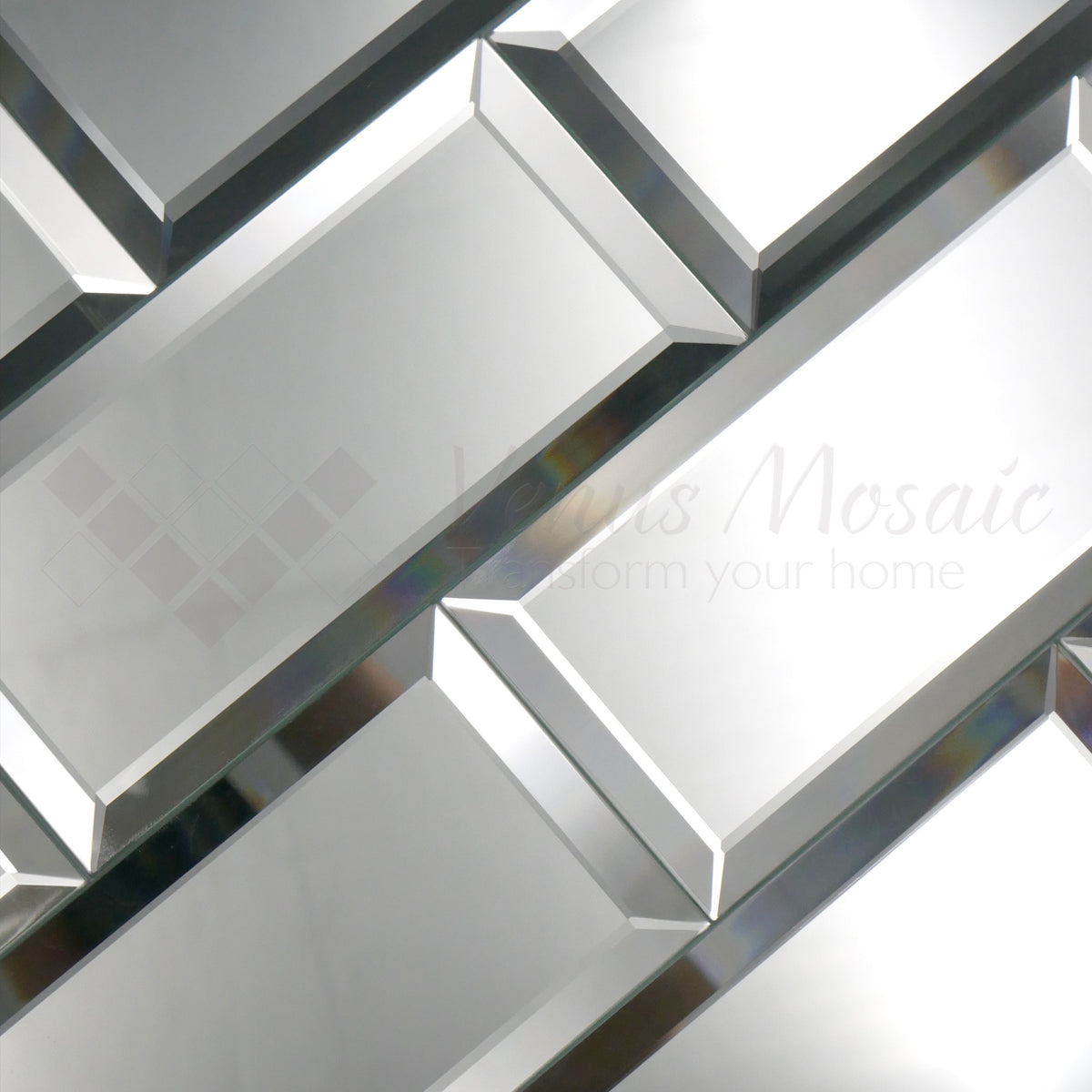 Venus Mosaic Mirror Subway Glass Tile – Mosaic Tiles Philippines