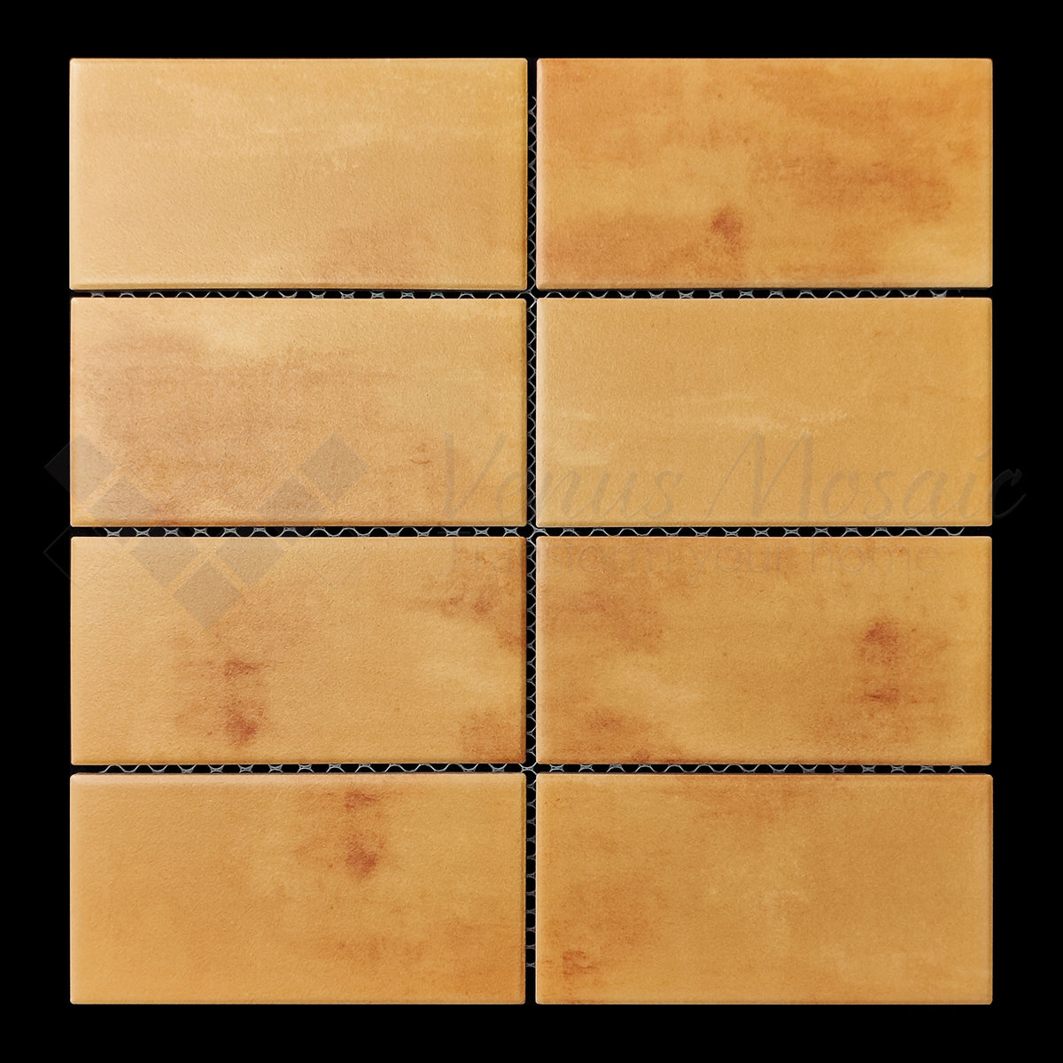 Venus Mosaic Porcelain Subway Red Sand Tile – Mosaic Tiles Philippines