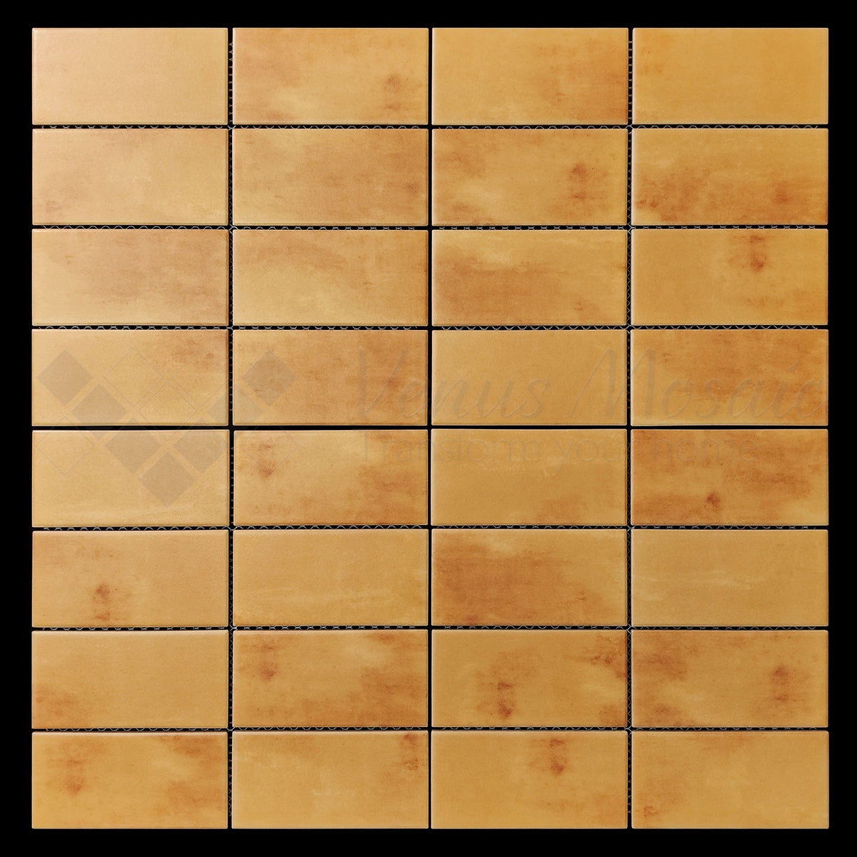 Venus Mosaic Porcelain Subway Red Sand Tile – Mosaic Tiles Philippines