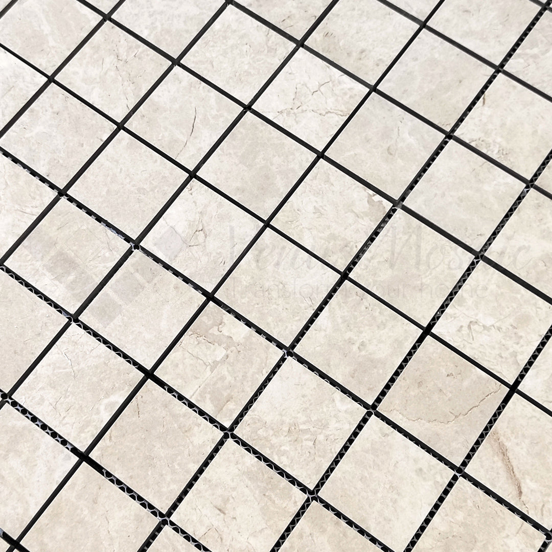 Venus Mosaic Porcelain River Checkered Tile – Mosaic Tiles Philippines