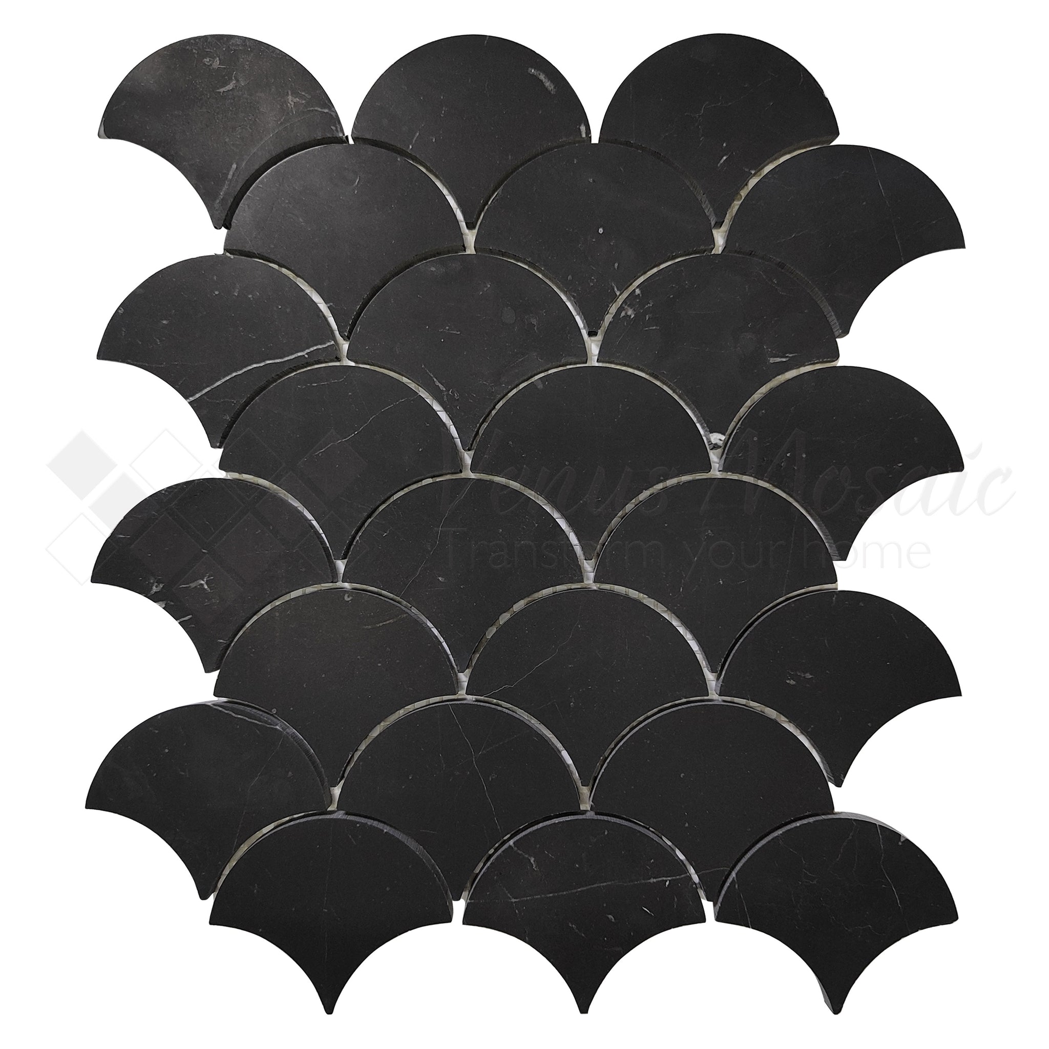 Venus Mosaic Marble Scallop Tile – Mosaic Tiles Philippines