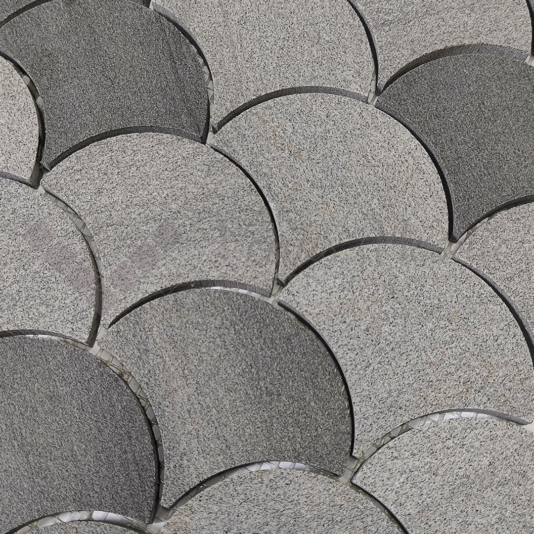 Venus Mosaic Sandstone Scallop Tile – Mosaic Tiles Philippines