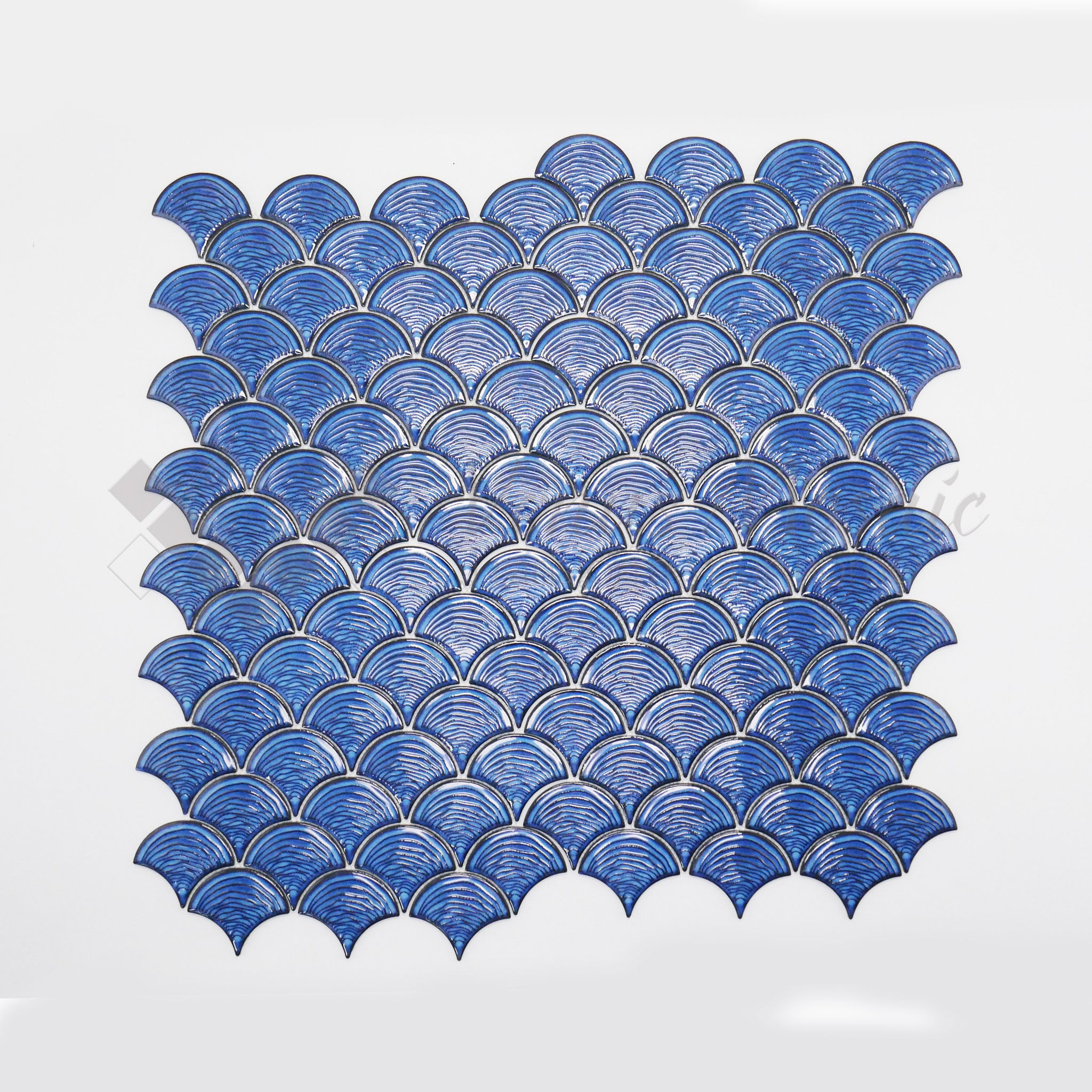 Venus Mosaic Porcelain Textured Scallop Tile – Mosaic Tiles Philippines