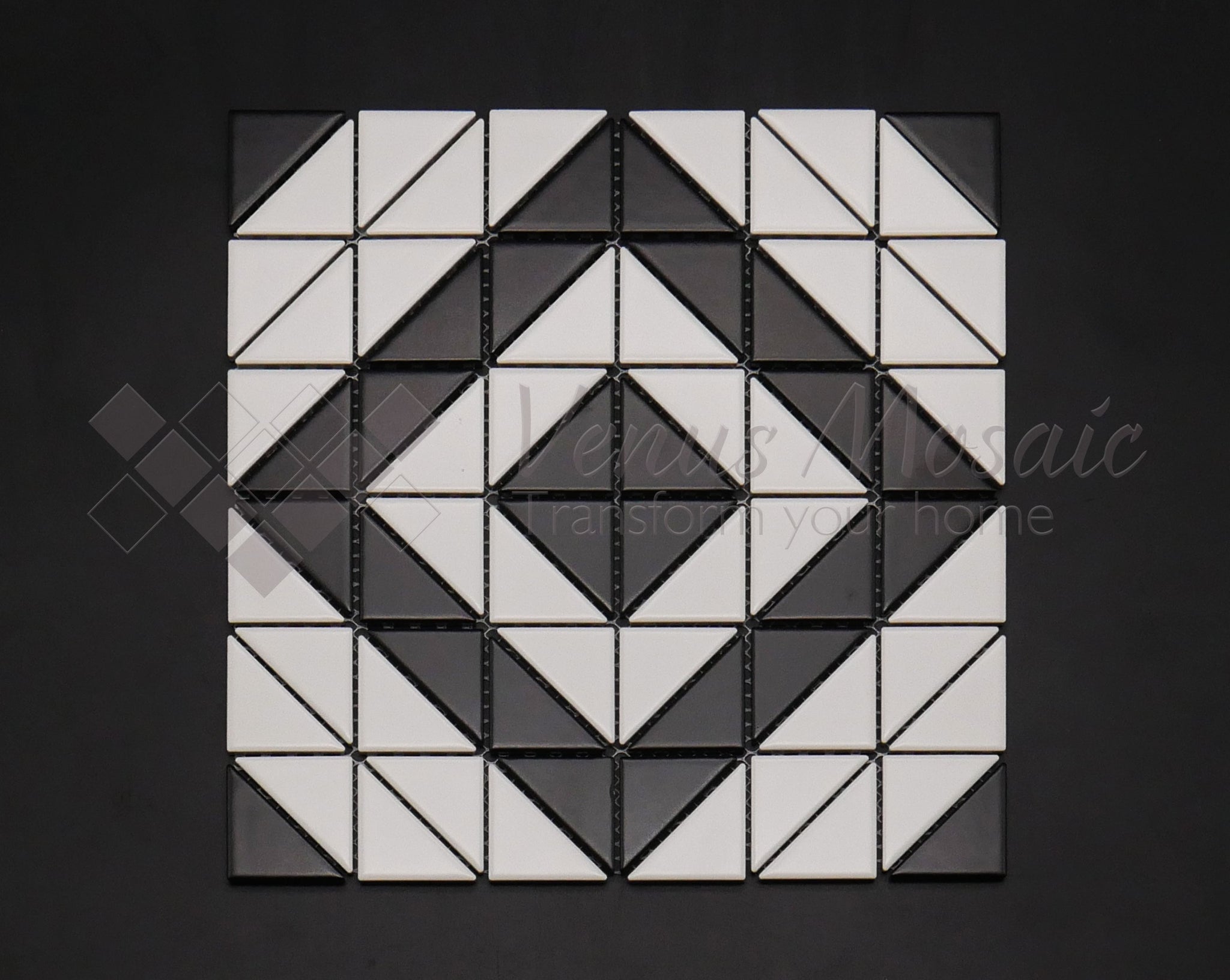 Venus Mosaic Porcelain Triangle Designed Tile – Mosaic Tiles Philippines