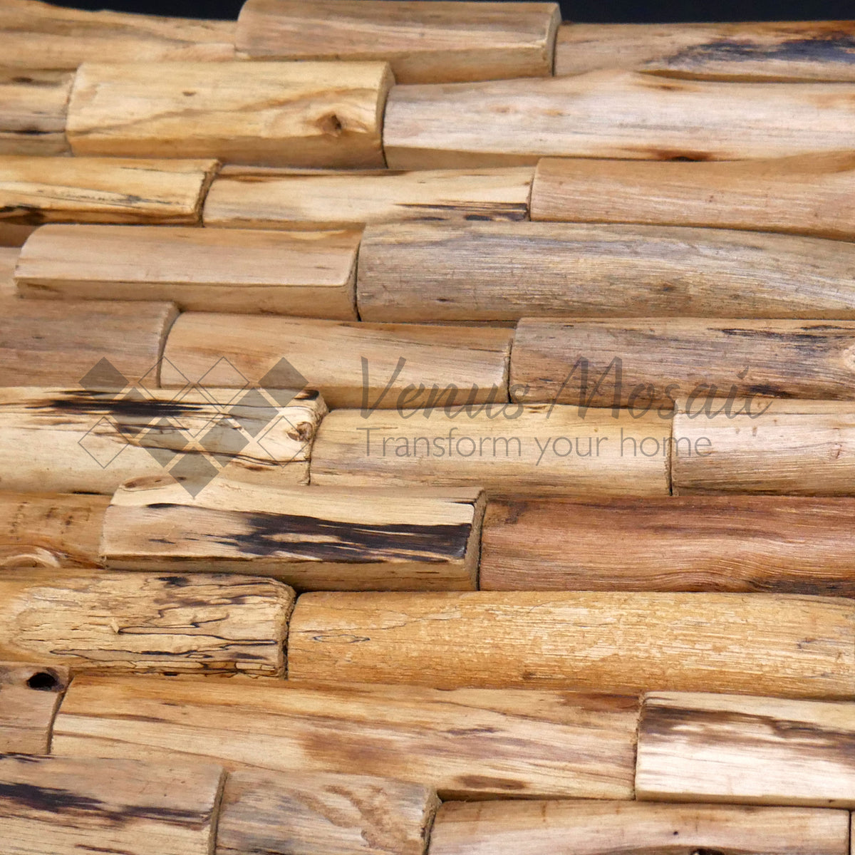 Venus Mosaic Bamboo Wood Tile – Mosaic Tiles Philippines